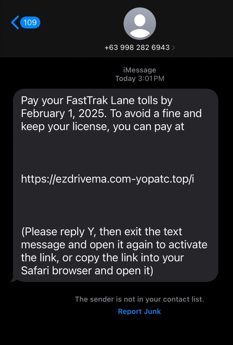 Pay Your FasTrak Lane Tolls Scam—Avoid Text Scams